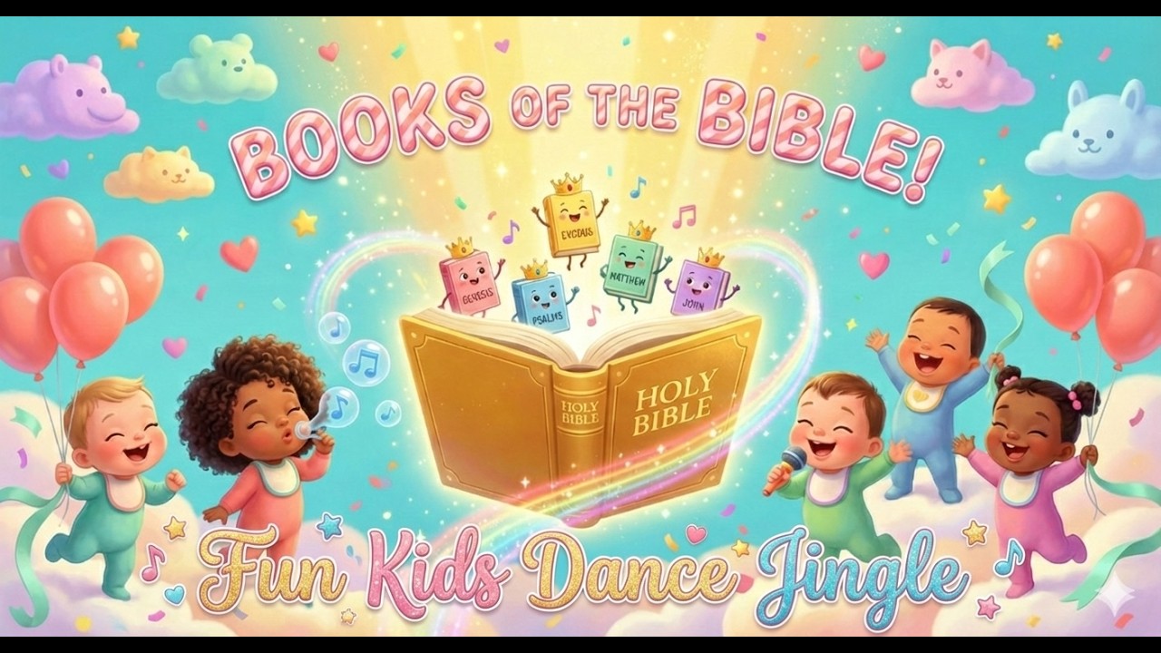 The Ultimate Books of the Bible Dance Party! 🎶 Fun Kids Jingle # ...