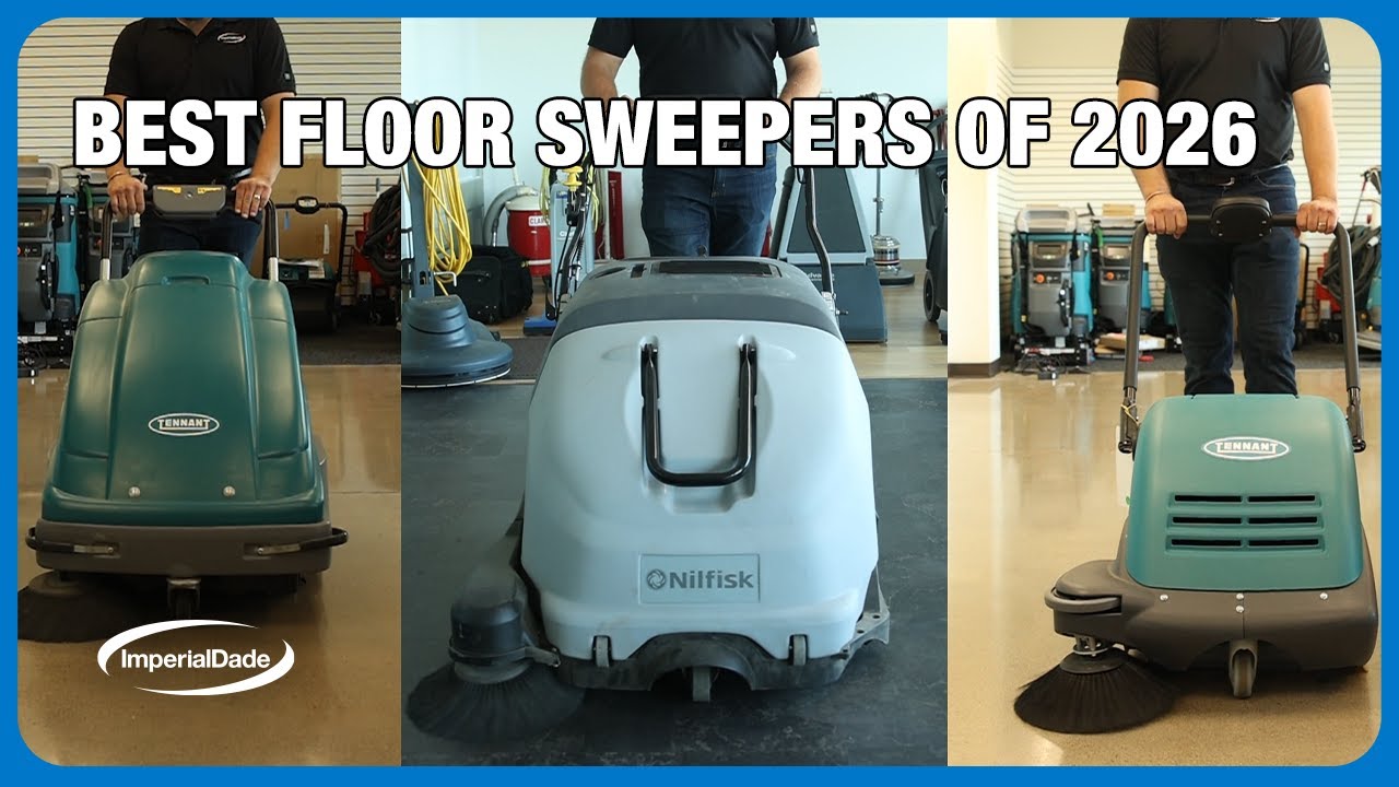 Best Floor Sweepers of 2026: Top Commercial Models - YouTube