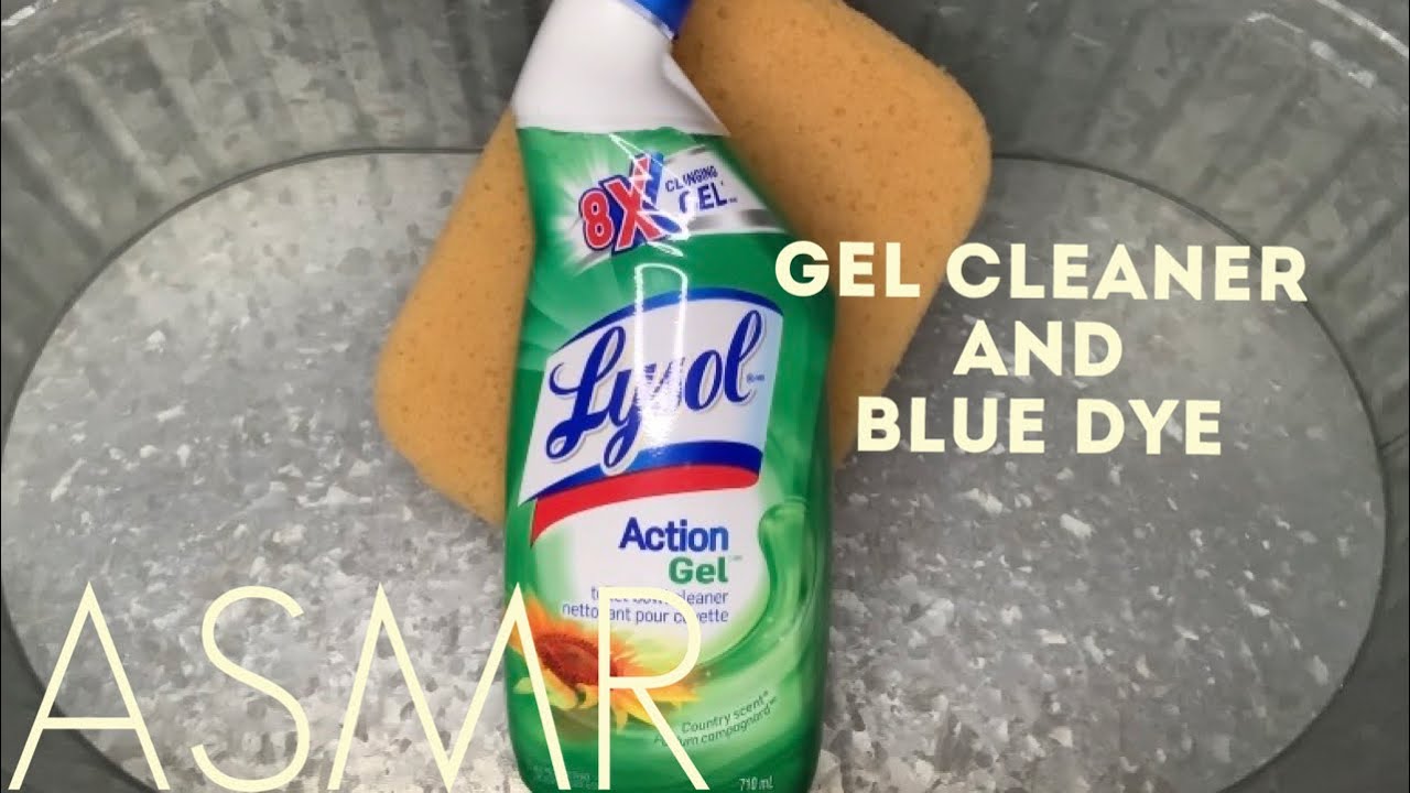 Gel Cleaner & Blue Dye | ASMR - YouTube