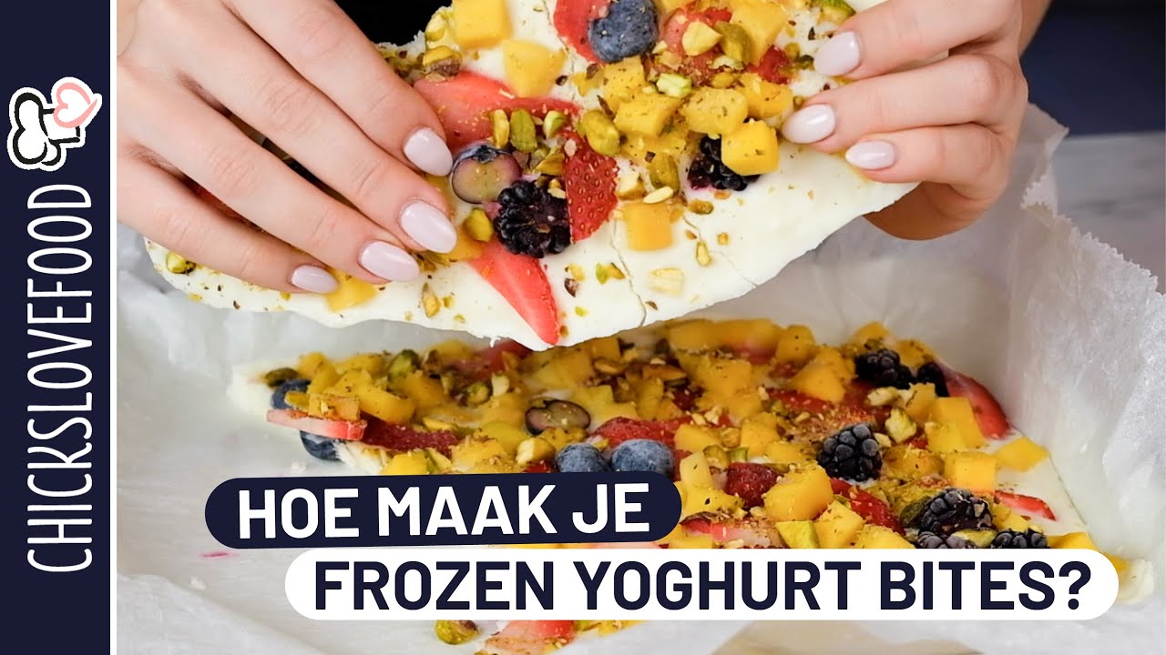 Hoe maak je frozen yoghurt bites? | CHICKSLOVEFOOD - YouTube