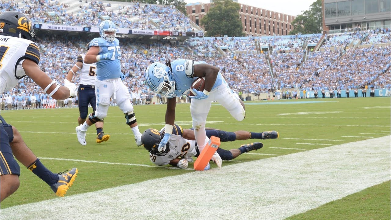 UNC Football: Michael Carter Shines in Collegiate Debut - YouTube