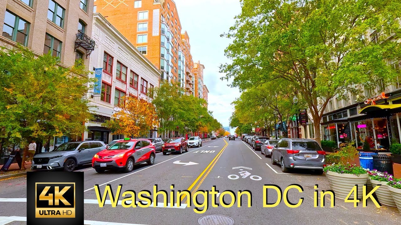 Drive 46 Relax and Enjoy Washington DC | Beautiful City Drive in 4K ...