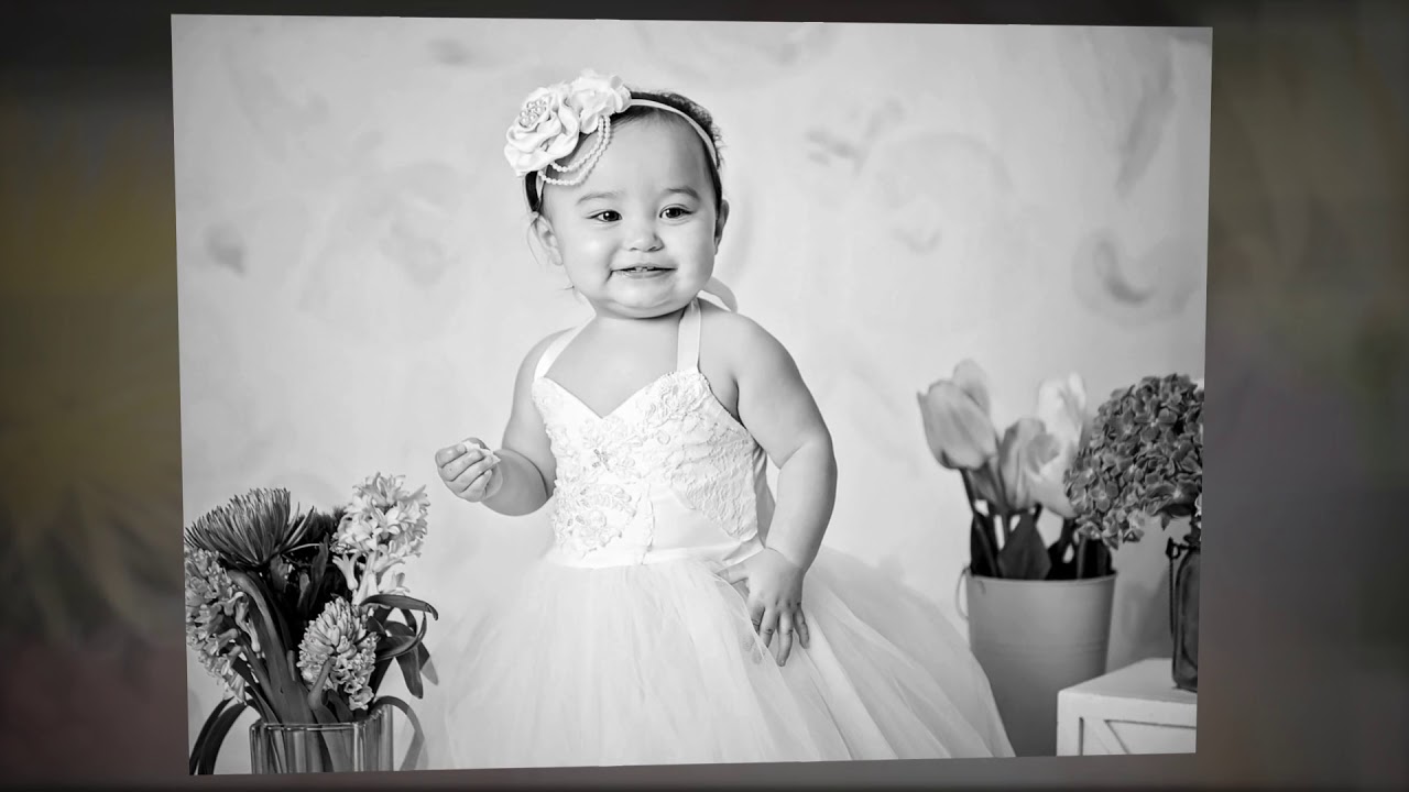 Annabelle First Birthday Photo Session - YouTube