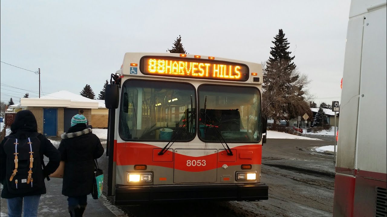 [Calgary Transit] #8053 on Route 88 - 2008 New Flyer D40LF - YouTube