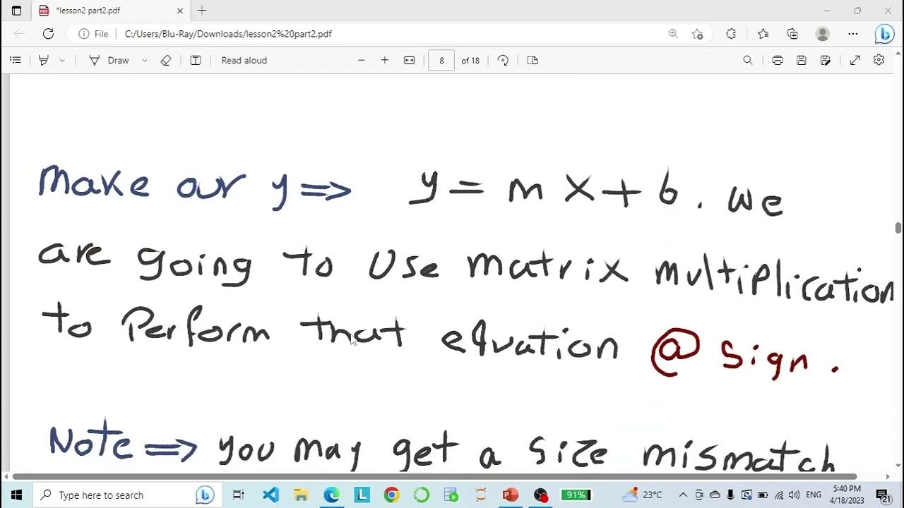 Practice Deep Learning | Lesson 2 Part 2 | fastai | Linear Regression, SDG, Deployment - YouTube
