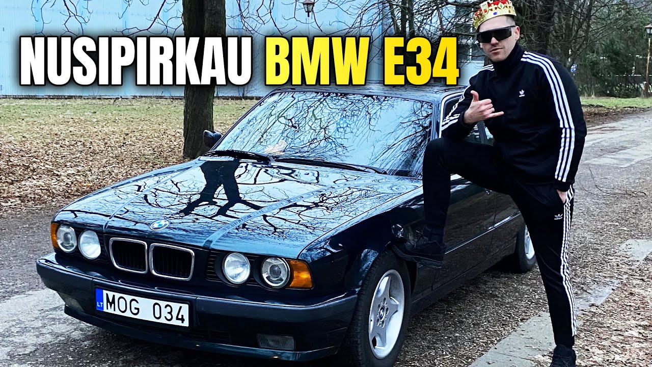 Nusipirkau BMW E34 - YouTube