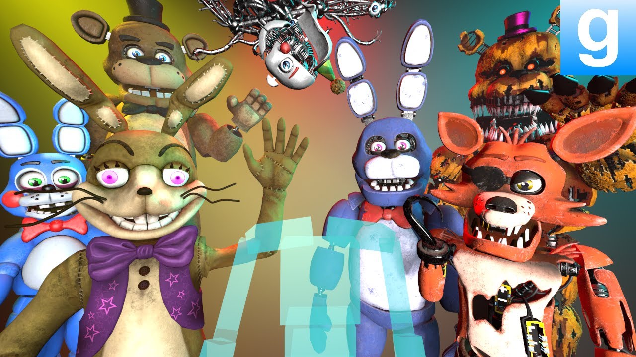 GMOD FNAF|Glitchtrap and VRHands(Part 1) - YouTube