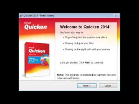 How to install Quicken 2014 - YouTube