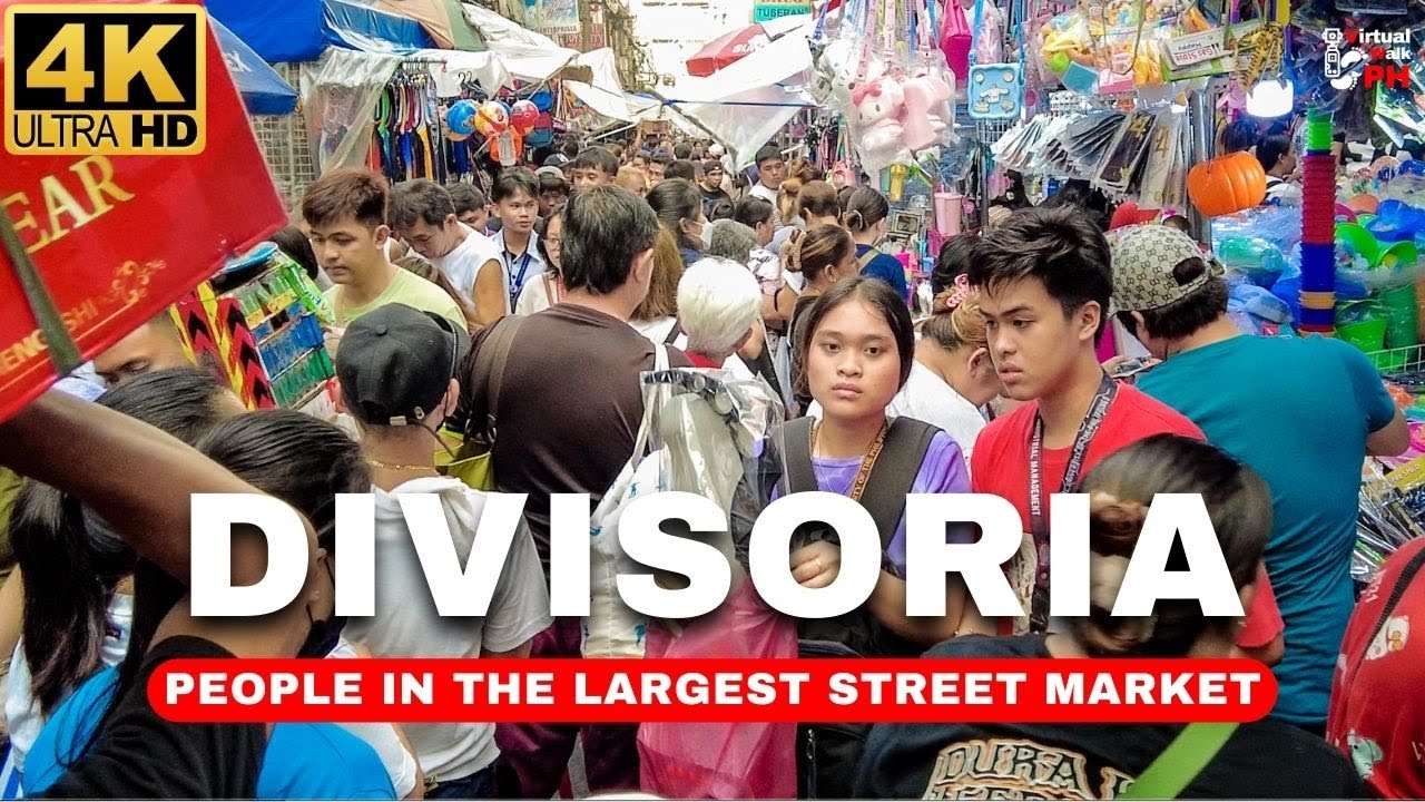 [4K] Philippines' LARGEST Bargain Market | Divisoria Street Walk Tour ...