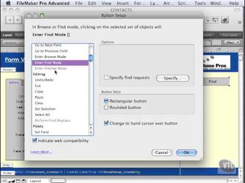 FileMaker Tutorial - 118 - Basic Script - YouTube