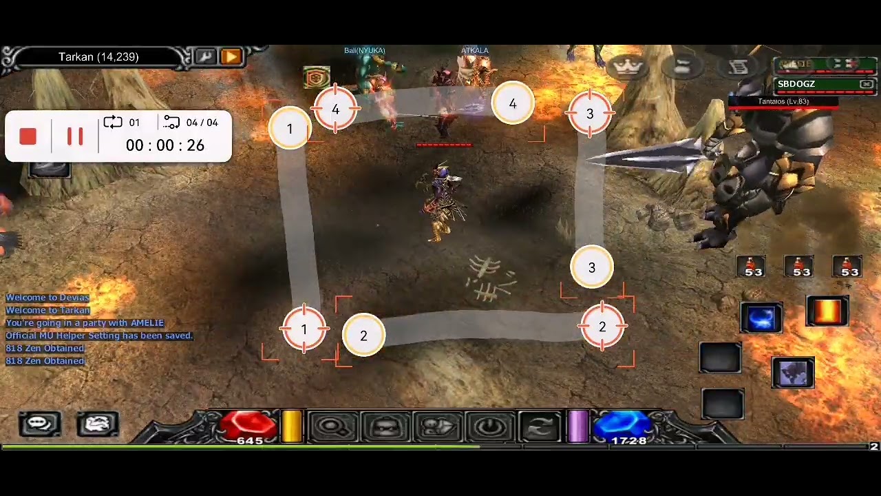 HOW TO LURE MOBS IN DevilZ Mu extremel - YouTube