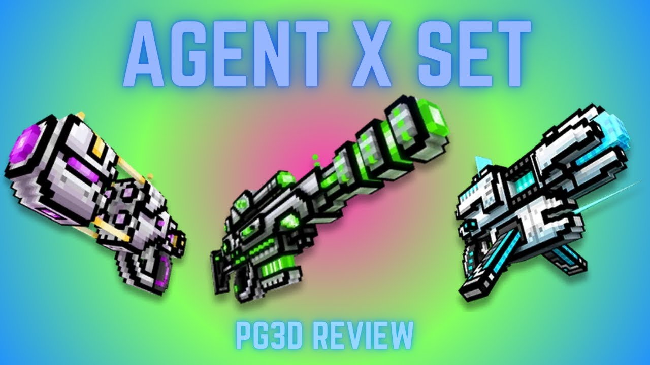 Agent X Set Review! Super Underrated? | Pixel Gun 3D - YouTube