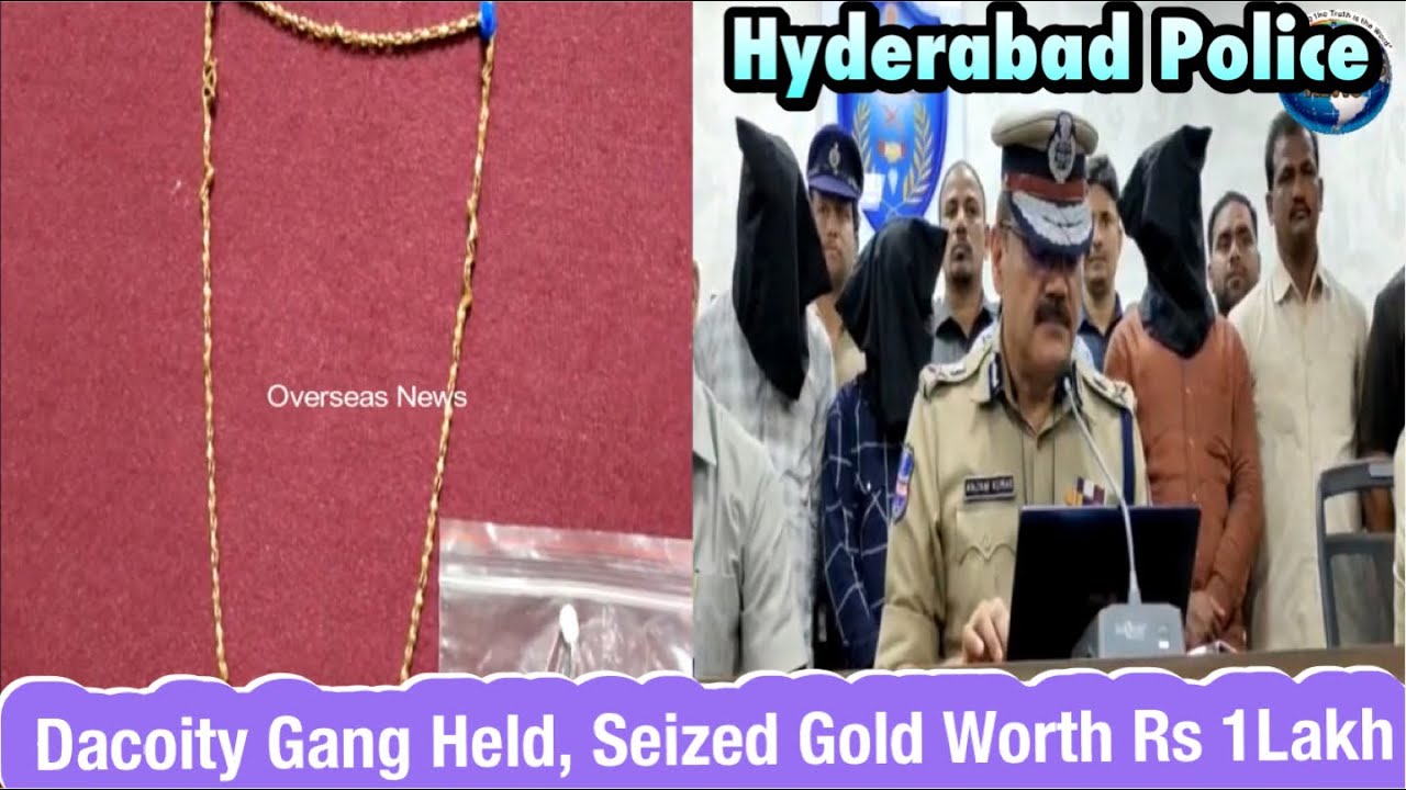 5 Members of Dacoity Gang held, Recovered Gold Worth Rs.1 Lakh & 3 ...