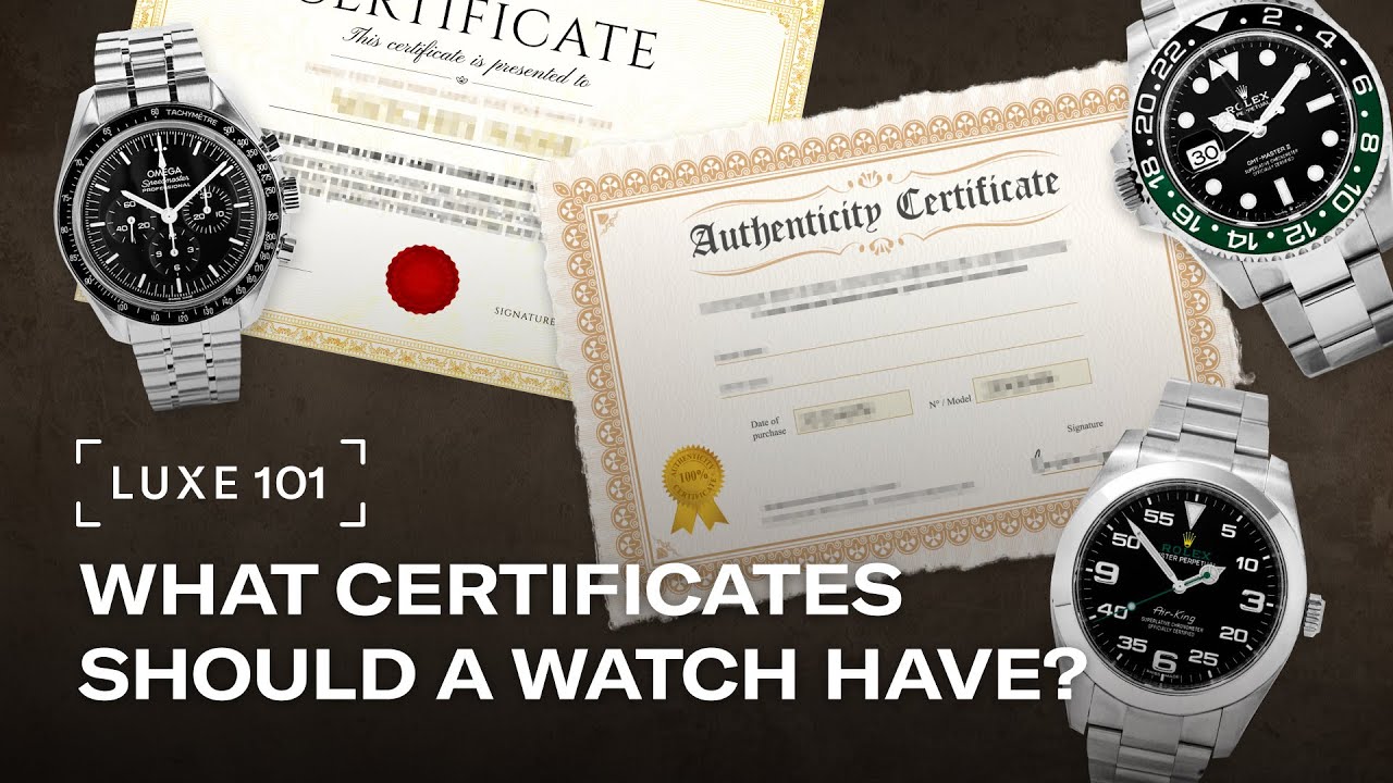 LUXE 101 | A Guide to Watch Standards — Luxury Watch Certifications ...
