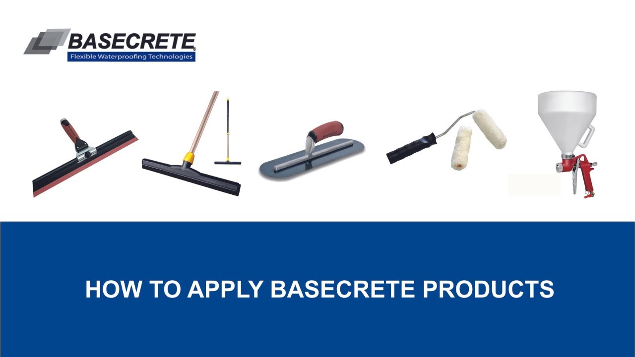 HOW TO APPLY BASECRETE PRODUCTS! - YouTube