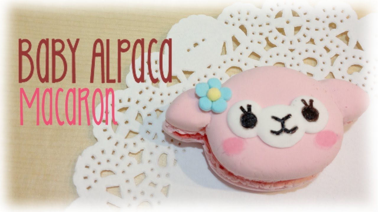 Baby Alpaca Macaron Clay Tutorial - YouTube