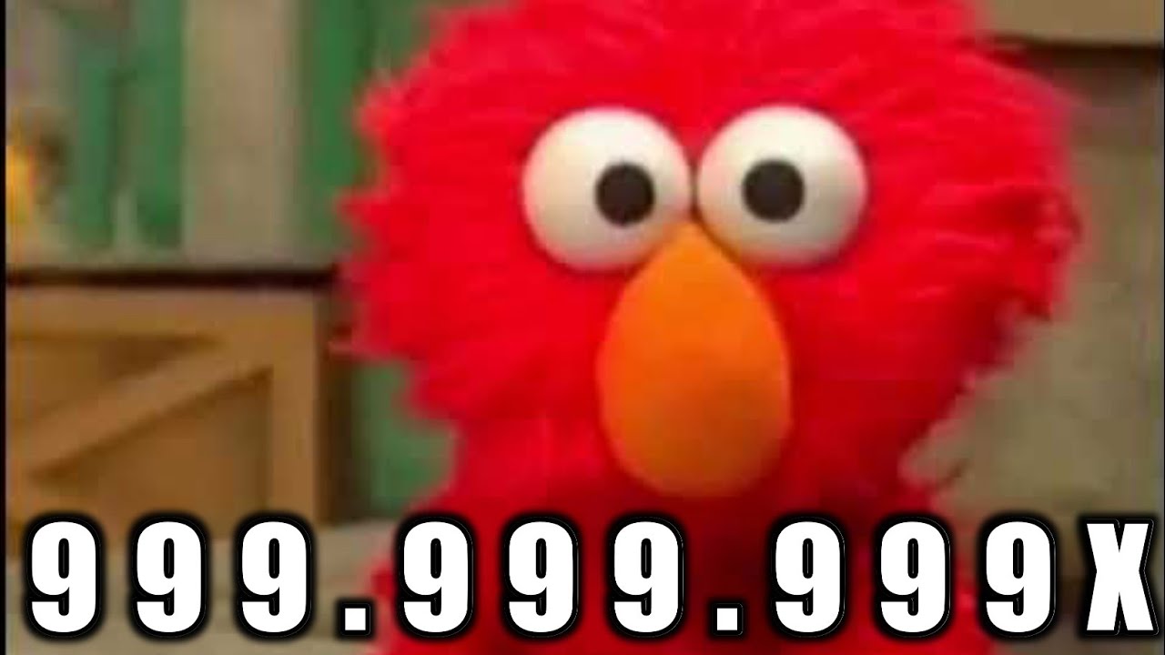 The Elmo Stare Meme Speed 999x - YouTube