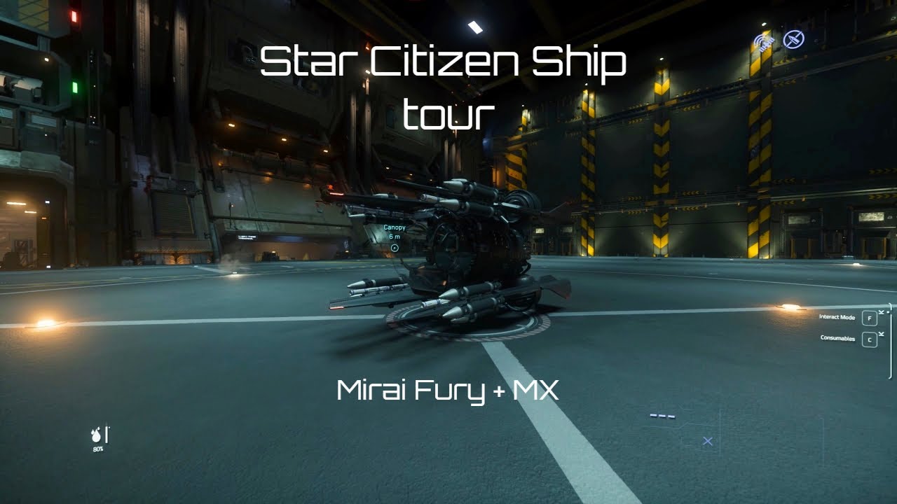 Star Citizen Ship Tour: Mirai Fury and Fury MX - YouTube