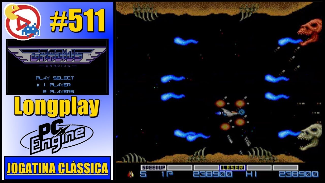 PC Engine Longplay Gradius - YouTube