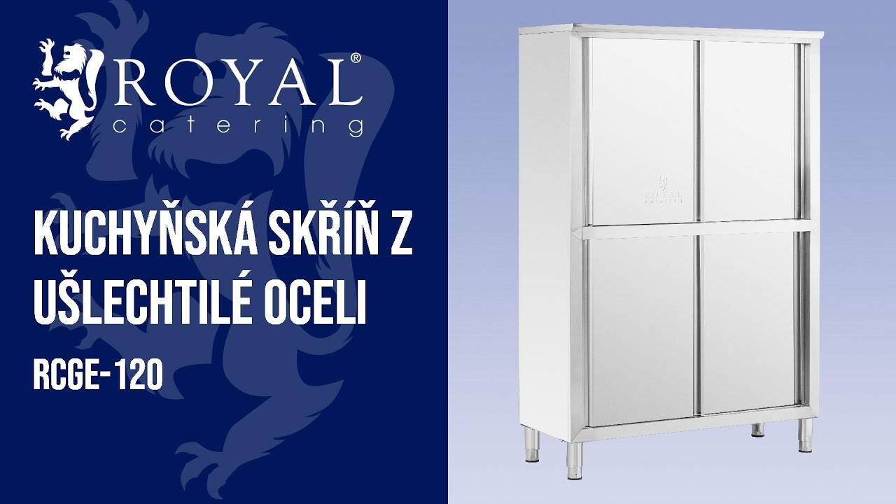 Kuchyňská skříň z ušlechtilé oceli Royal Catering RCGE-120 ...