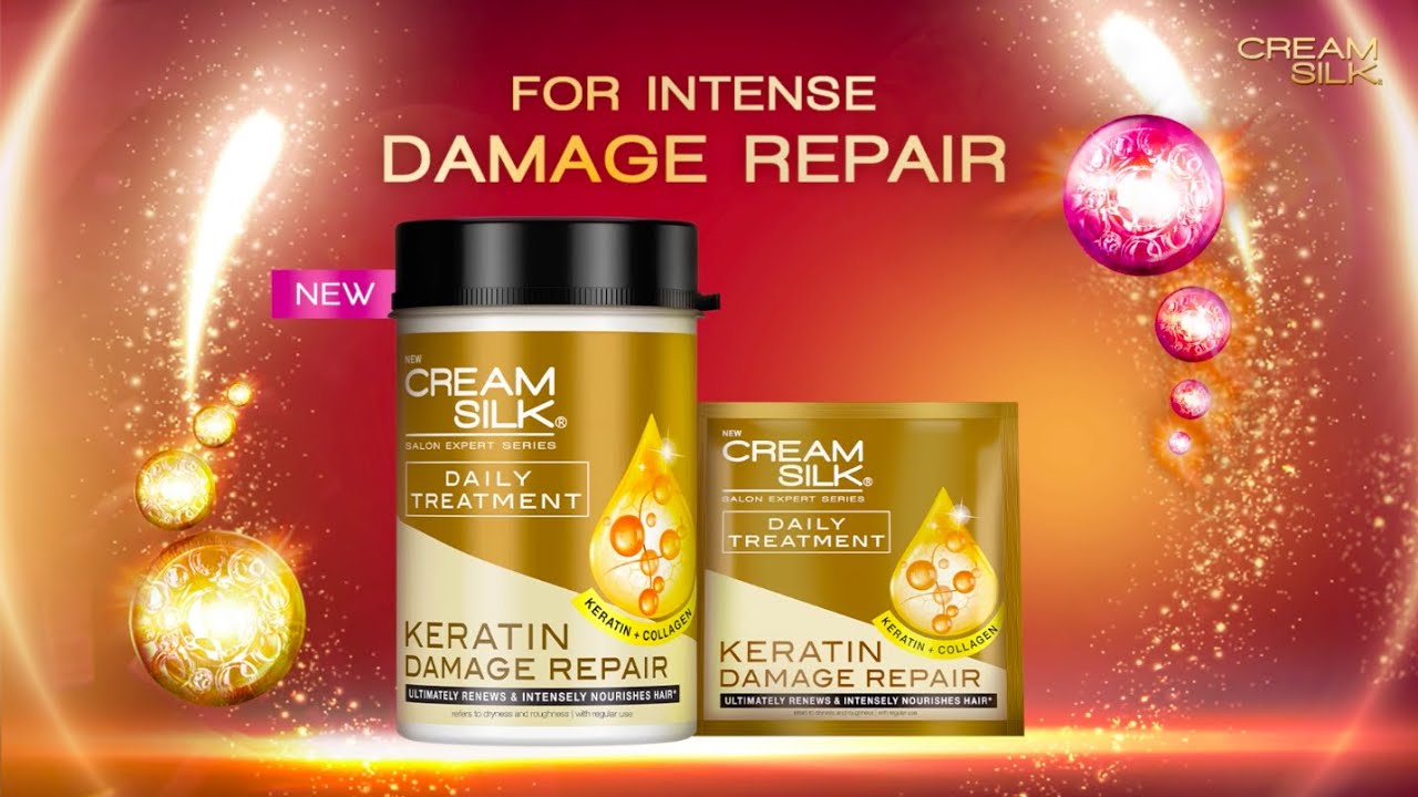 New Cream Silk Salon Expert Daily Treatment - YouTube