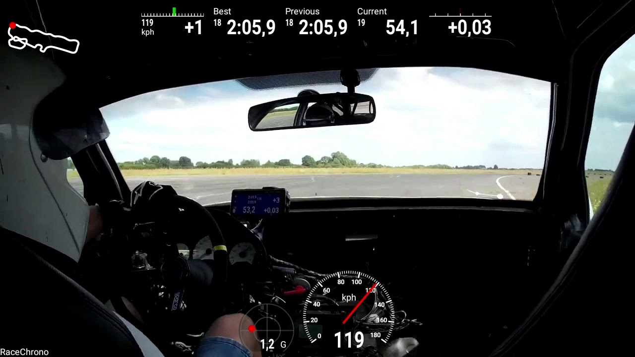Time Attack Mercedes - 2nd best lap with overtake on Race Day Bednary ...
