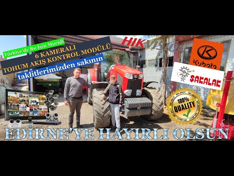 6 LI KAMERALI GECE GÖRÜŞLÜ HAVALI MİBZER TOHUM AKIŞ MODÜLÜ  (TAKLİTLERİMİZDEN SAKININ)