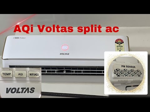 voltas Split ac ( AQi ) 000 pm sensor voltas new ac - YouTube