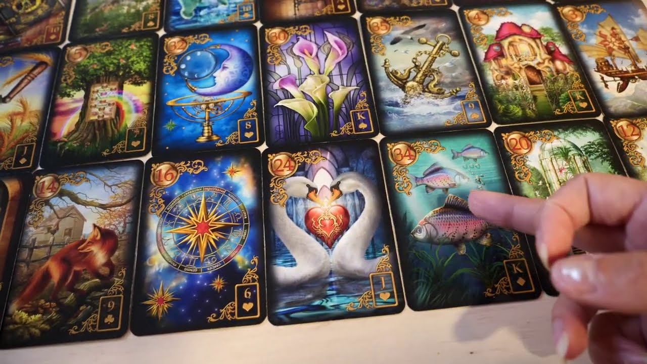 TABLEAU MLLE LENORMAND LA METHODE - YouTube