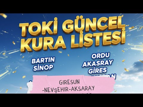 TOKİ Kura TAKVİMİ GÜNCEL! TOKİ çekiliş listesi 24 ocak 2026