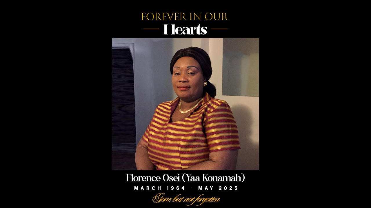 ONE WEEK OF THE LATE FLORENCE OSEI ( YAA KONAMAH - YouTube
