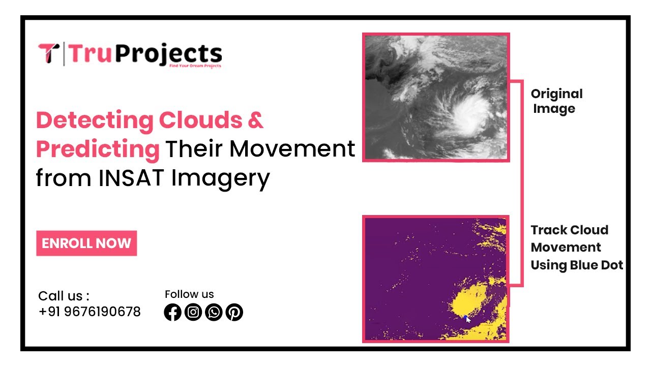 Detecting clouds and predicting their movement from INSAT imagery - YouTube