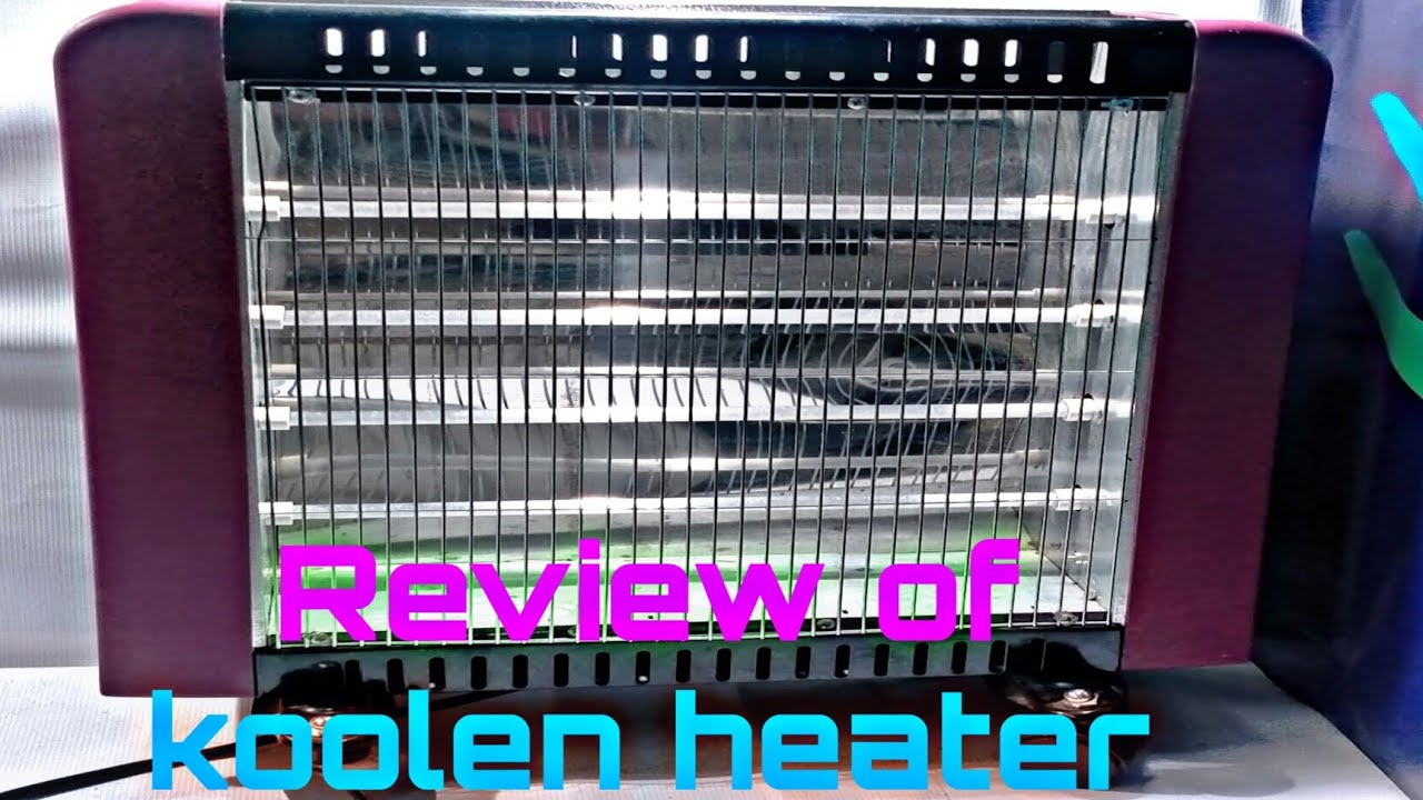 Review of koolen heater - YouTube