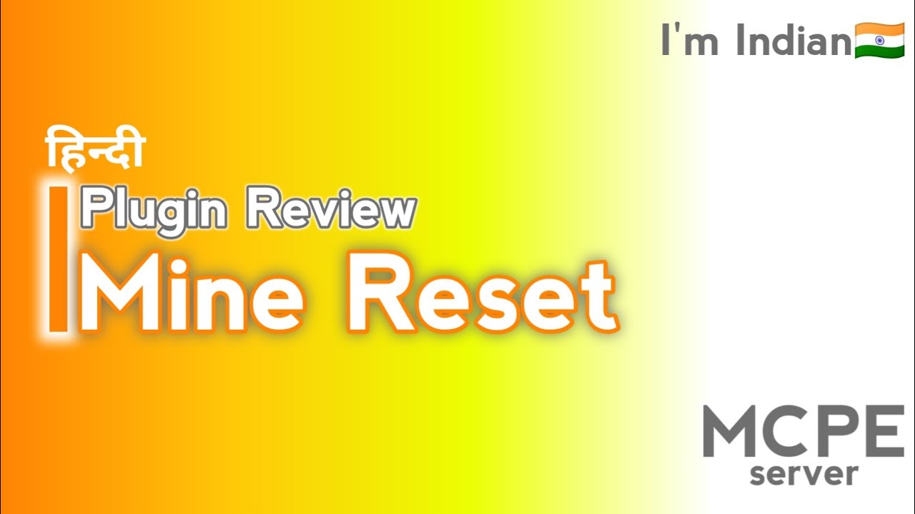 MineReset Plugin | Pocketmine Plugin Tutorial Video | in Hindi - YouTube