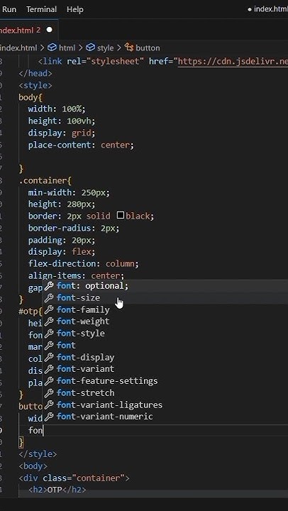 otp form using html , css, JavaScript #shorts #viral - YouTube