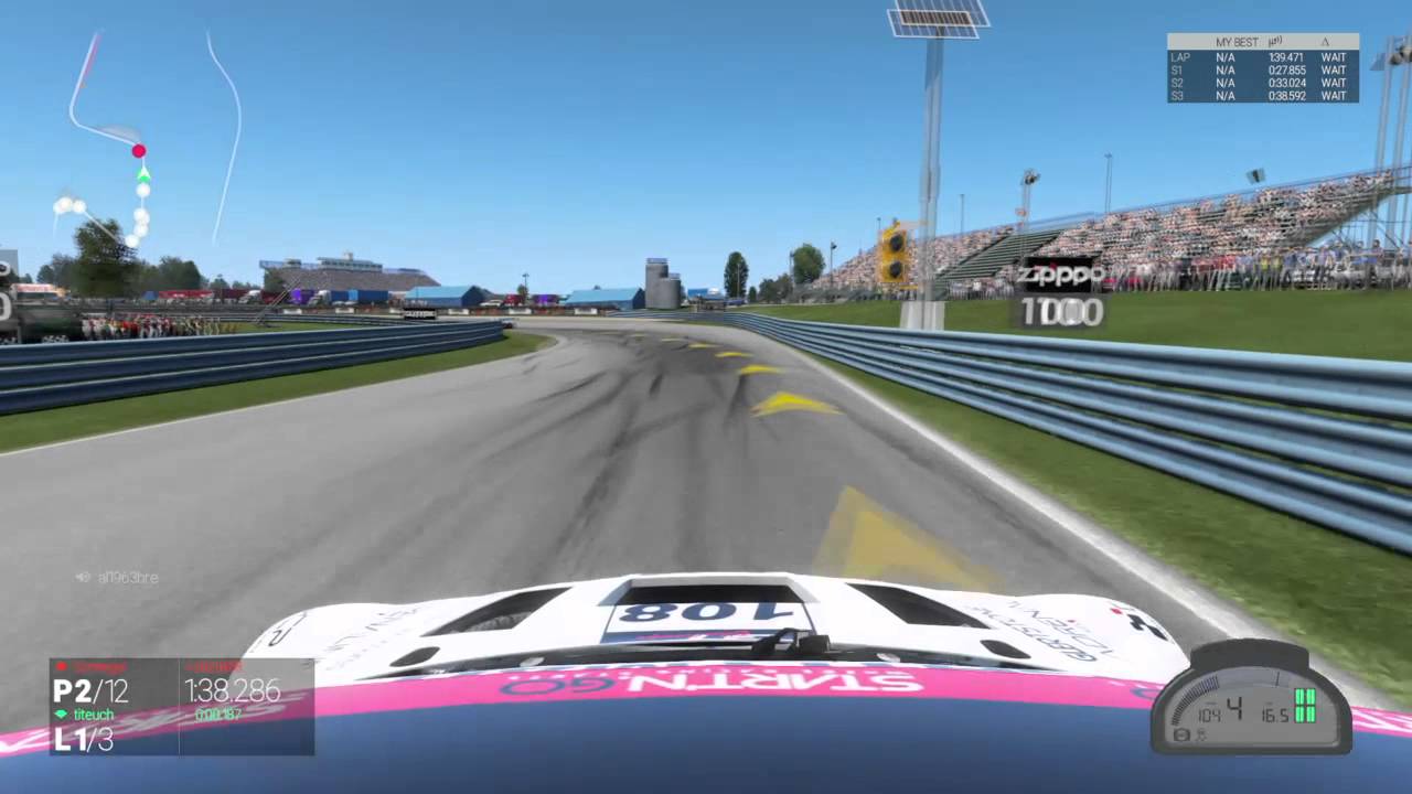 Project Cars - First Pole Position - GT3 Watkins Glen - YouTube
