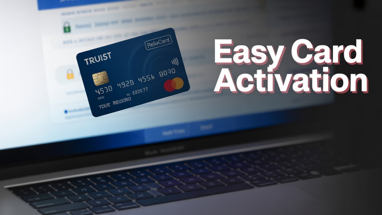 How to Activate Your Truist ReliaCard Online - step by step - YouTube