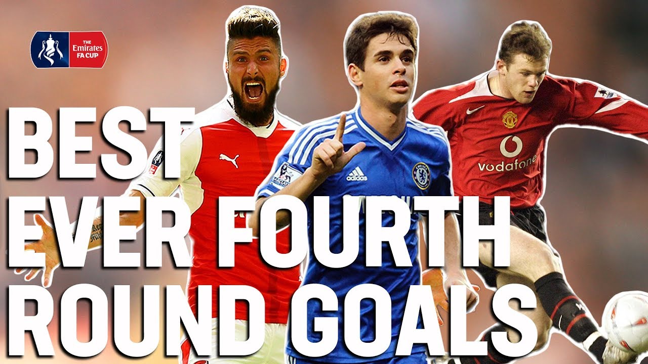 Great Fourth Round Goals 🔥 De Bruyne, Firmino, Giroud, Oscar, Rooney ...