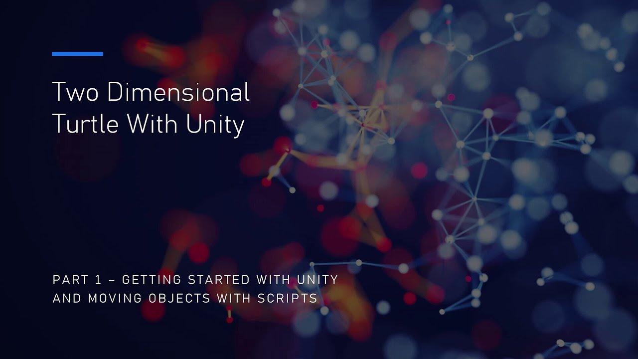 Using C# Scripts to Move Objects - 2D Turtle With Unity Part 1 - YouTube