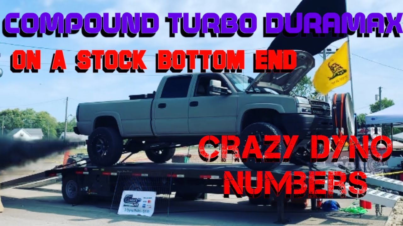 COMPOUND TURBO DURAMAX DYNO RUN - WILL IT BLOW?! - YouTube