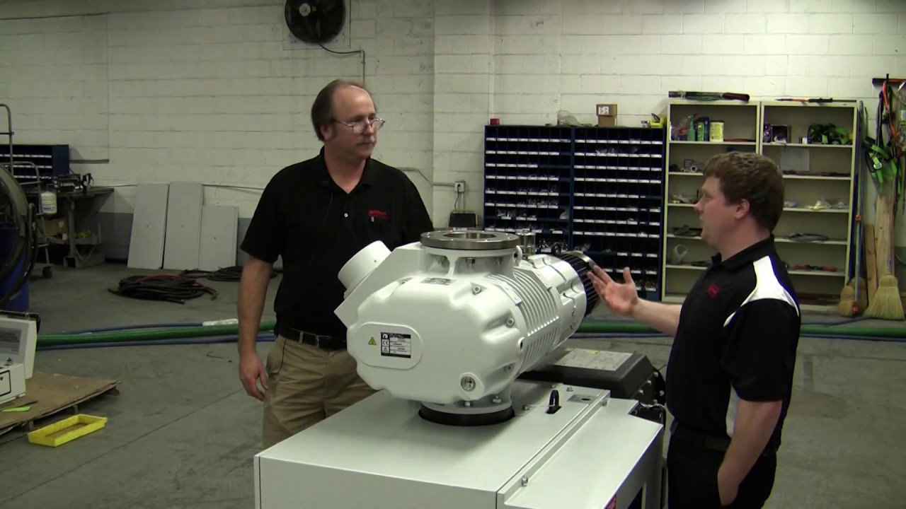 Cleaning the Inlet Sieve on a Leybold Booster Pump (WAU2001) - YouTube