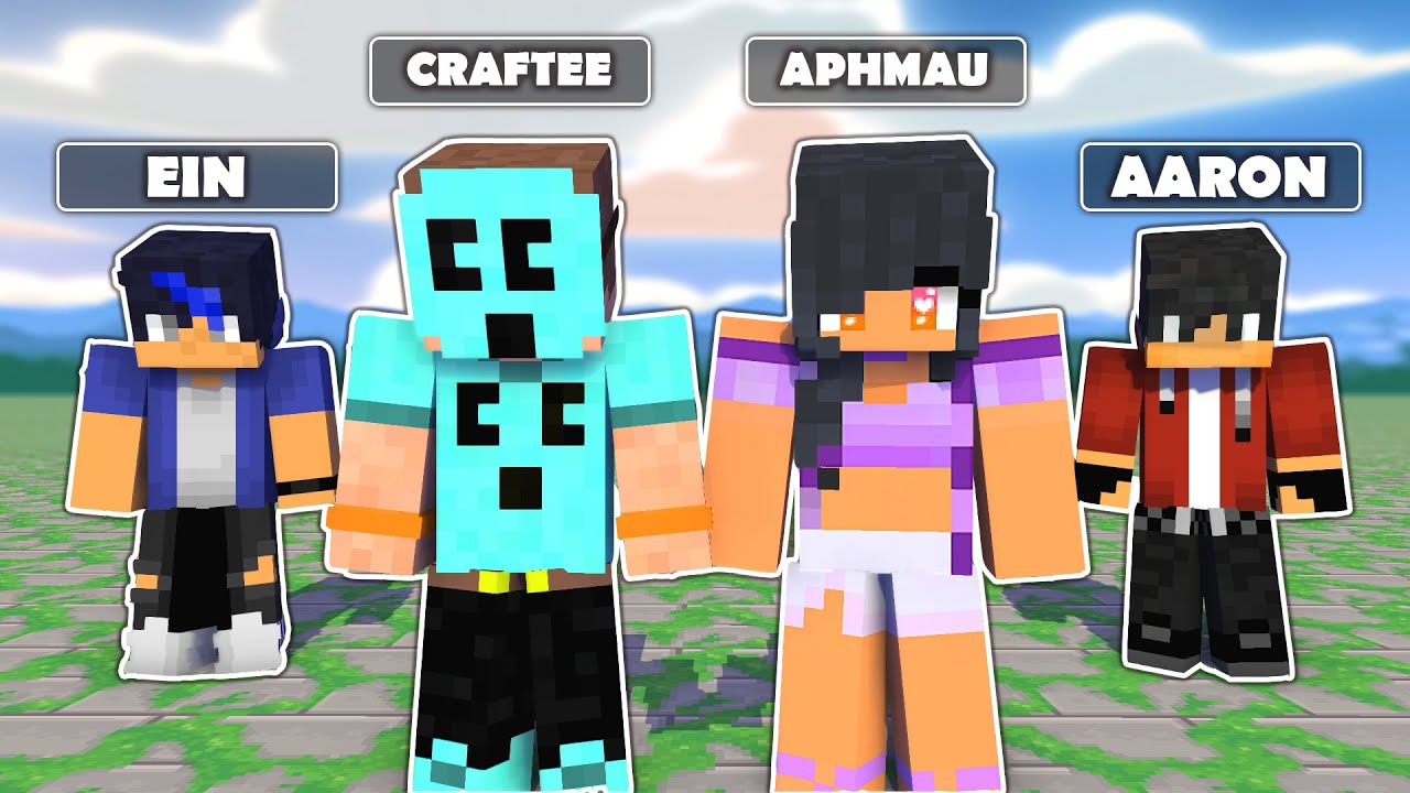 HERO TONIGHT MEME DANCE APHMAU, CRAFTEE, EIN, AARON - MINECRAFT ...