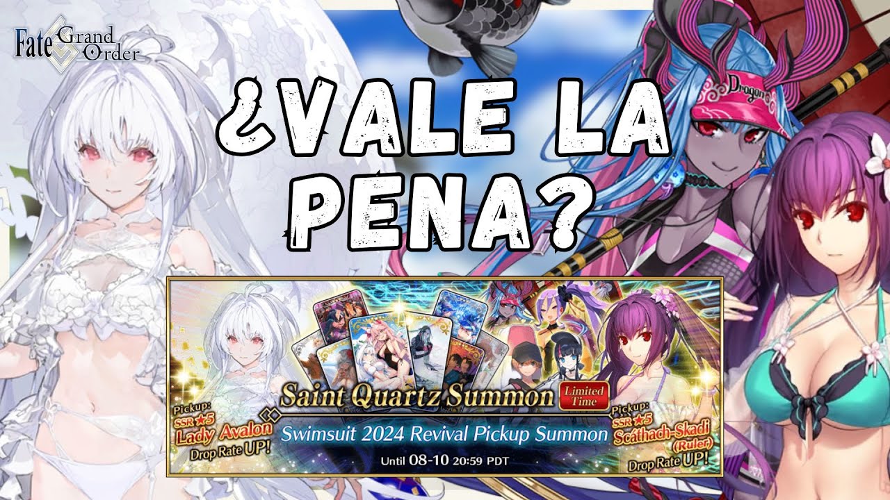 FGO | ¿Vale la pena?#123🌊¡EL ÚLTIMO BANNER DE VERANO: SKADI SUMMER, LADY AVALON e IBUKI SUMMER!🌊 ...