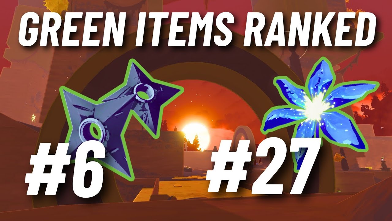 After 1,000 Hours In Risk of Rain 2, I Ranked Every Green Item - YouTube