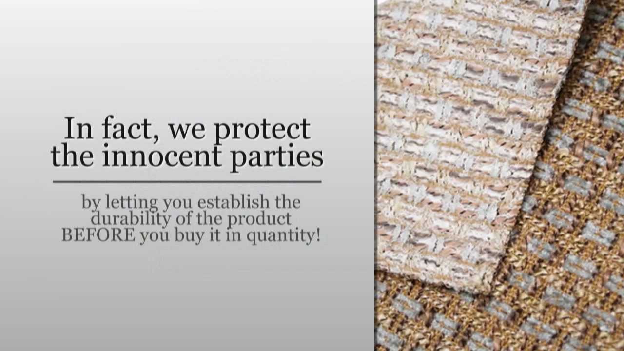 FABRIC DURABILITY TEST.mov - YouTube