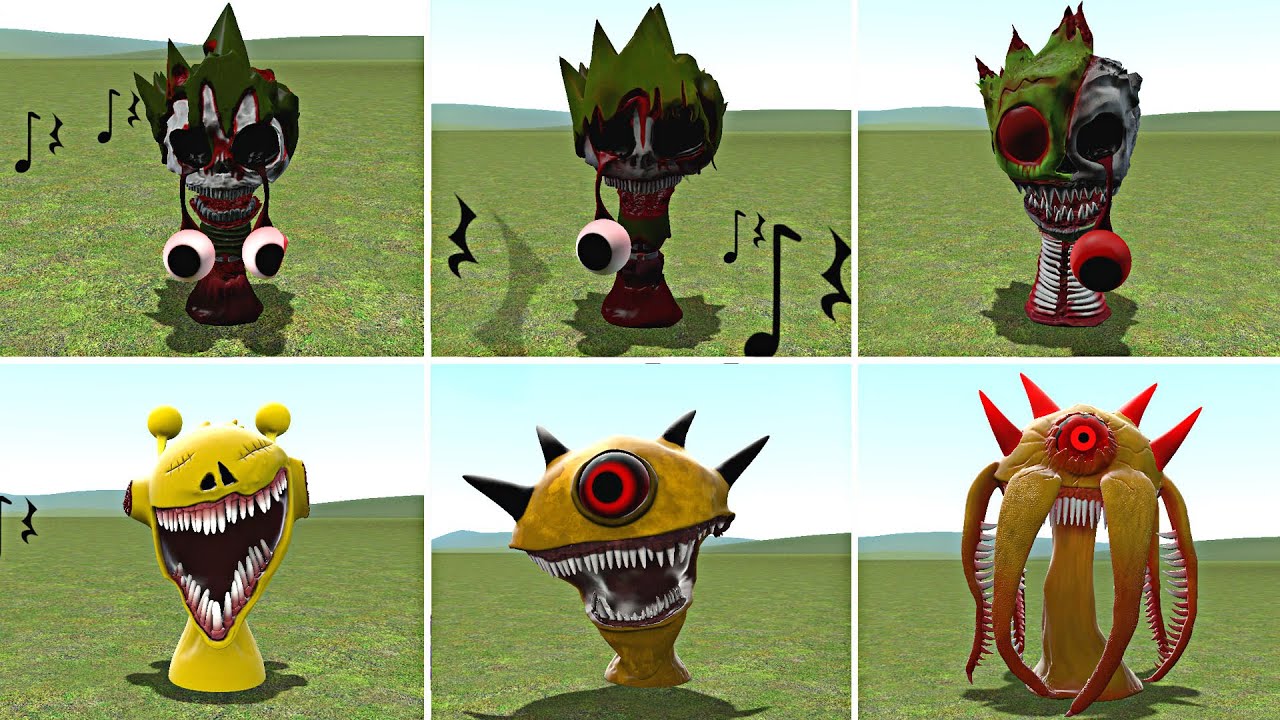 ALL EVOLUTIONS OF SPRUNKI LIME AND SIMON FROM PHASE 3 TO PHASE 5 In ...