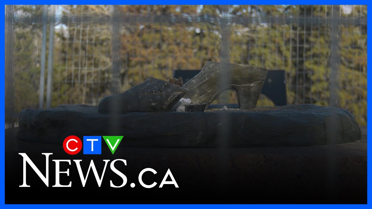 Emily Murphy statue stolen from Edmonton park - YouTube