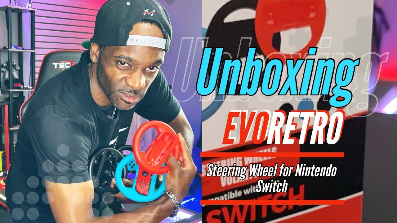 Unboxing EVORETRO Steering Wheel for Nintendo Switch - YouTube