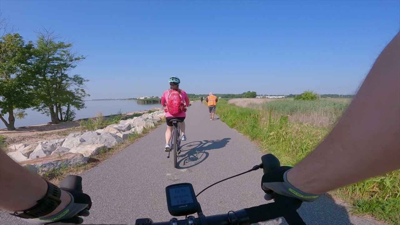 Biking the Markell and Riverfront Trails - Delaware - YouTube