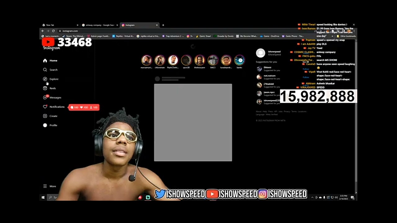ishowspeed text Emiway bantai on live || ishowspeed react to company || ishowspeed react to ...